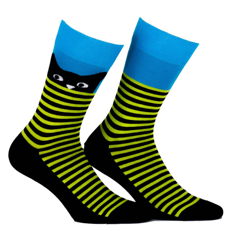 Skarpety męskie z kotem - sklep ze skarpetkami Wola